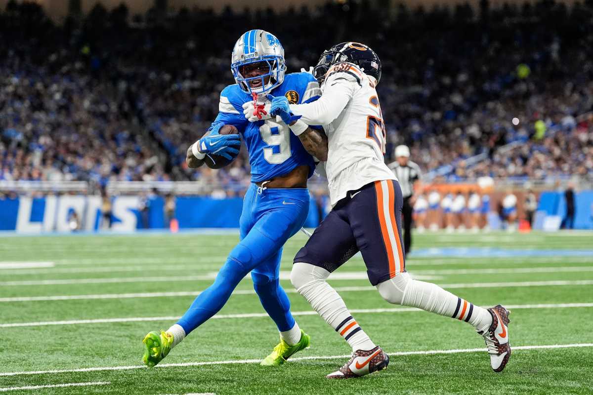 Fans Shocked By Jameson Williams' Insane Hurdle vs. Bears at Ford Field ...