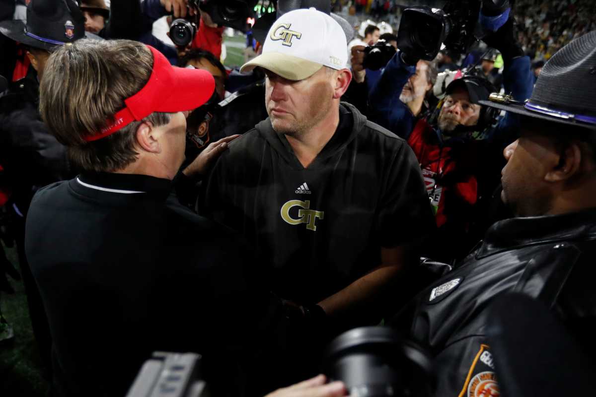 Kirby Smart’s Postgame Interaction With Brent Key After Georgia’s Eight ...