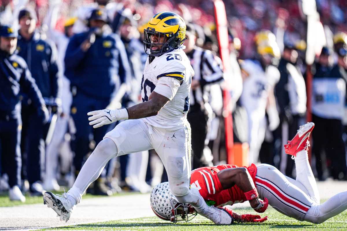 Michigan RB Kalel Mullings Assigns Blame After Ohio State Fight - Athlon Sports