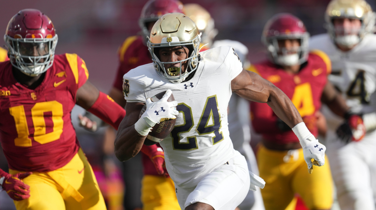 Jadarian Price Gives Notre Dame A Dynamic One-Two Punch At Running Back ...