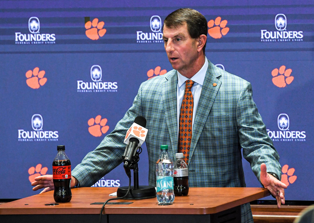 Clemson's Dabo Swinney Makes Bold Statement on Flag Planting Ahead of ... Clemson's Dabo Swinney Makes Bold Statement on Flag Planting Ahead of ...