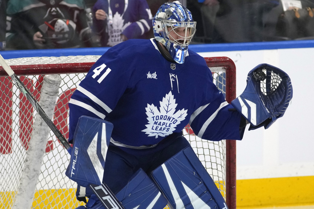 Maple Leafs' Anthony Stolarz 'Ahead of Schedule' for Return - Athlon Sports Maple Leafs' Anthony Stolarz 'Ahead of Schedule' for Return - Athlon Sports