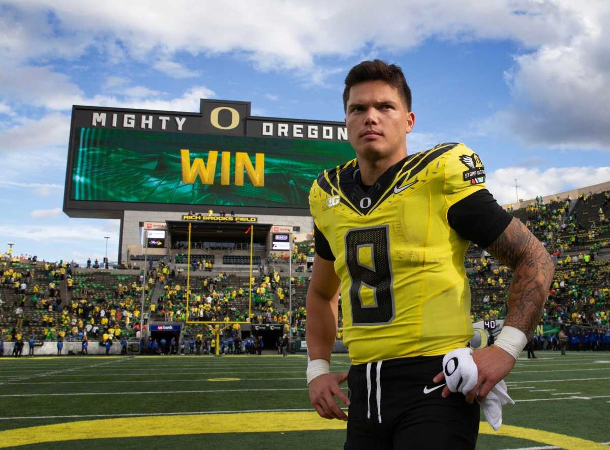 Oregon’s Dillon Gabriel Shatters Josh Allen’s Senior Bowl Record, But ...