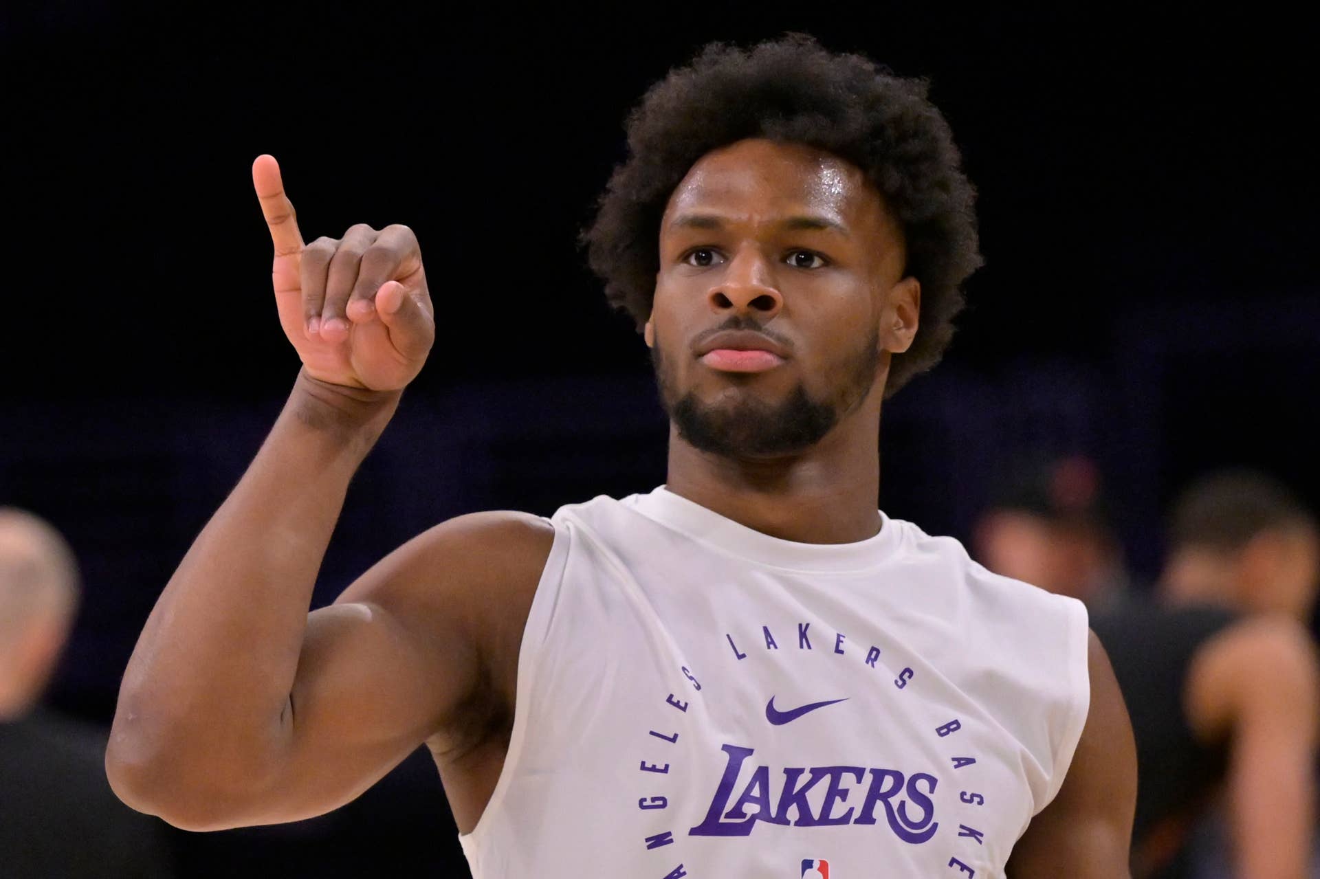 Bronny James' Poster Turns Heads on Friday - Athlon Sports