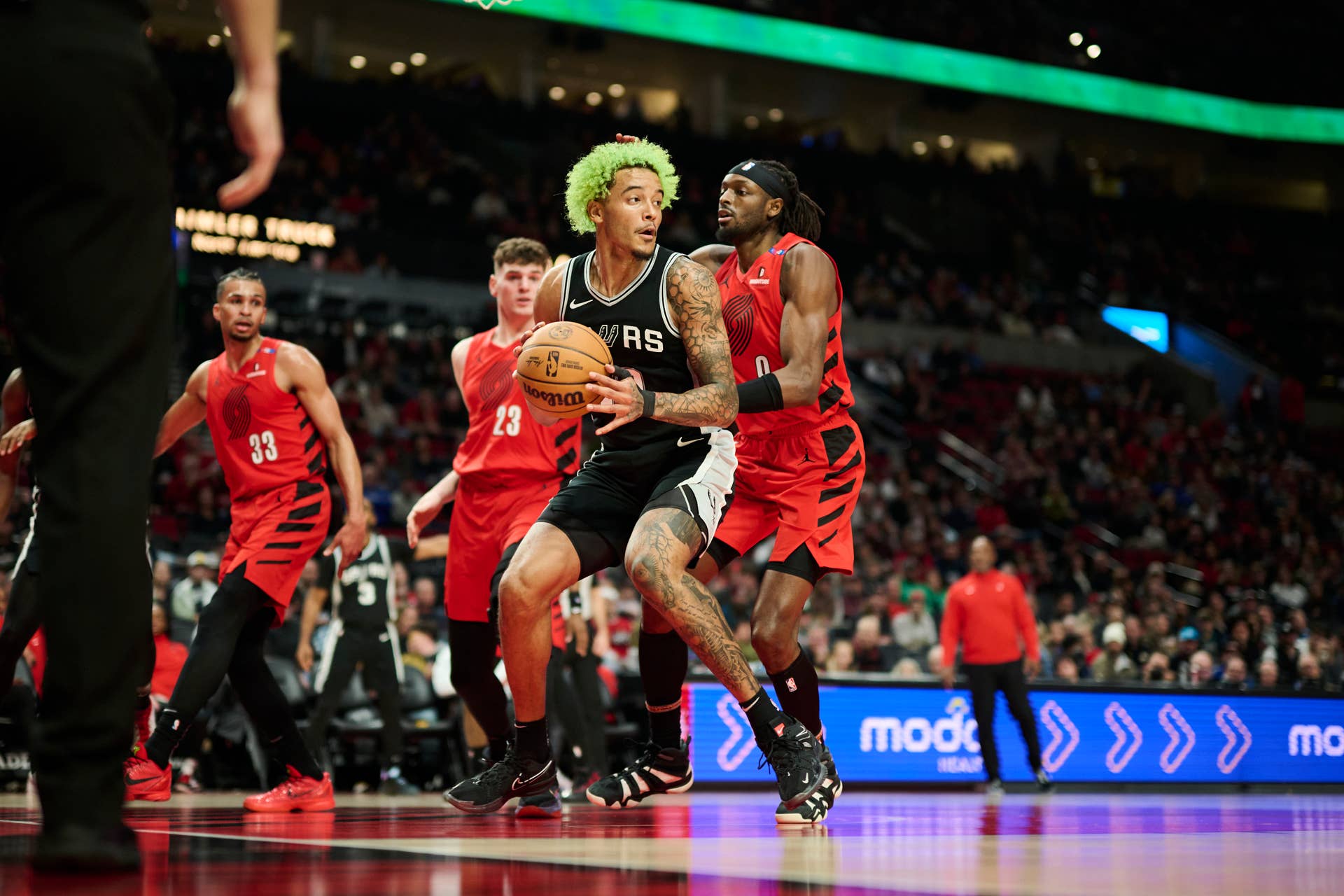 Jeremy Sochan 'Imposed His Will' Against Portland Trail Blazers ...