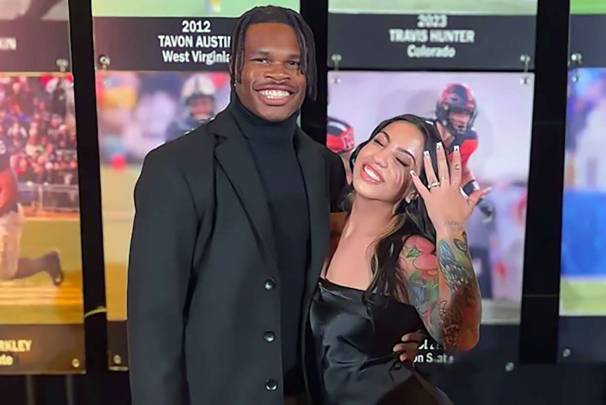 Travis Hunter Marries Leanna De La Fuente With Insane Six-Figure Surprise Wedding Gift - Athlon ...