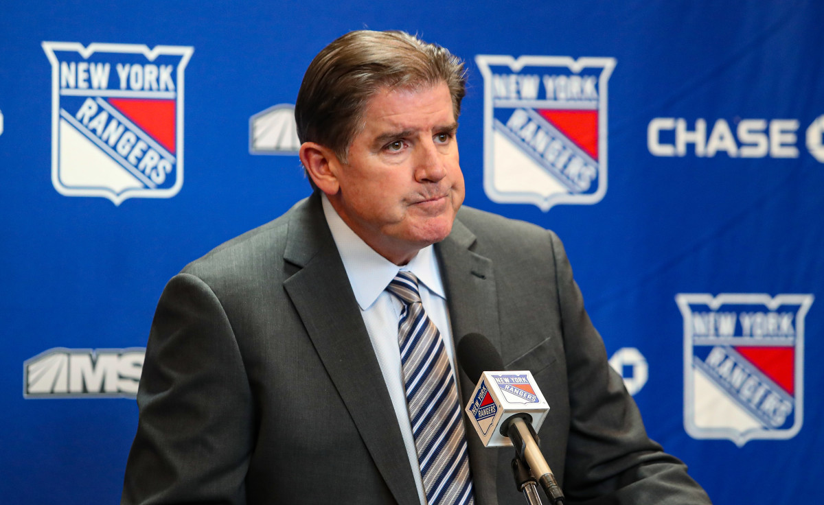 Rangers 'Have Quit' on Head Coach Peter Laviolette: Report - Athlon Sports