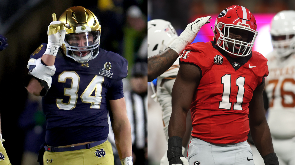 Notre Dame and Georgia Have Game Changing Linebackers, But Who Shines In The Sugar Bowl - Athlon ...