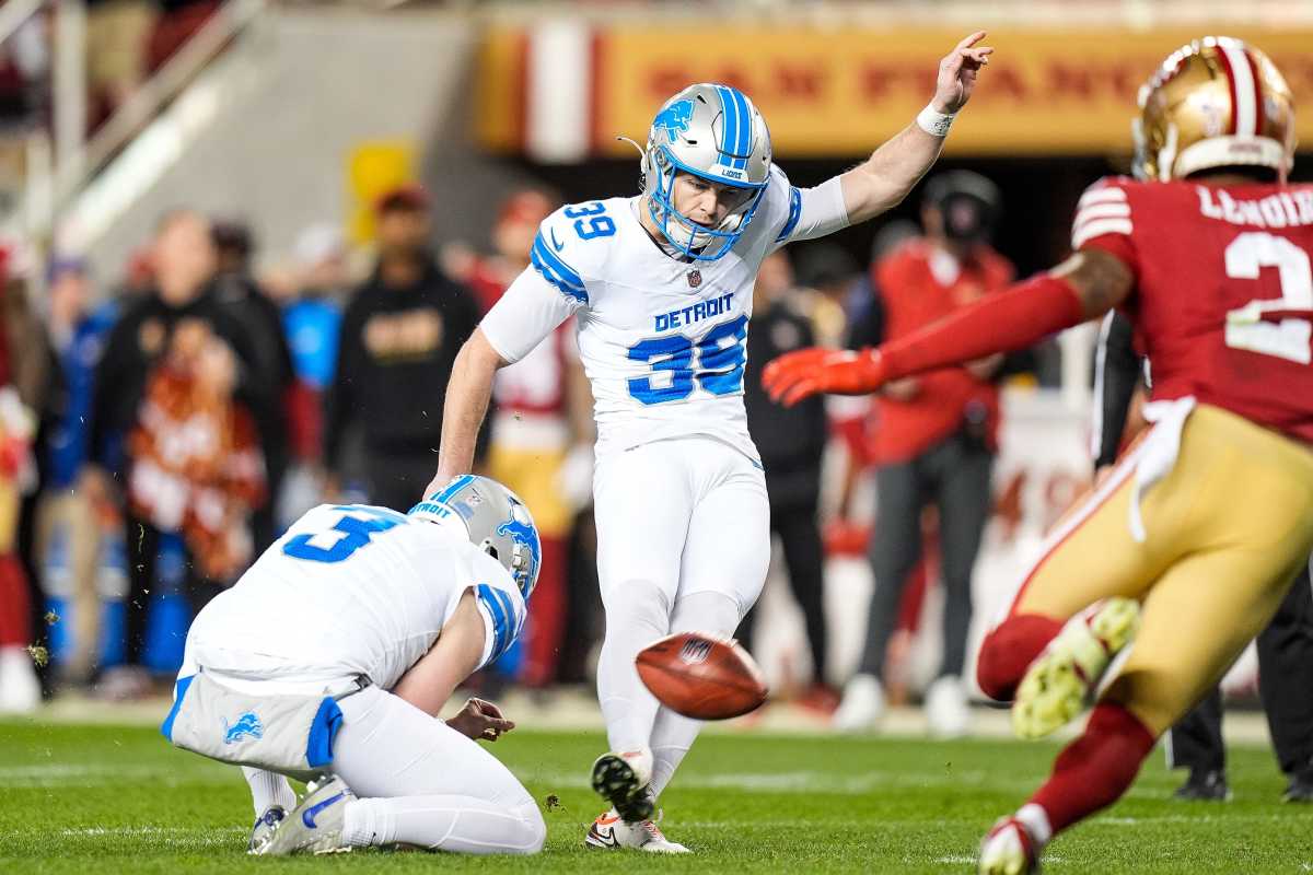 Kicker Jake Bates Made Lions History During 'Monday Night Football ...
