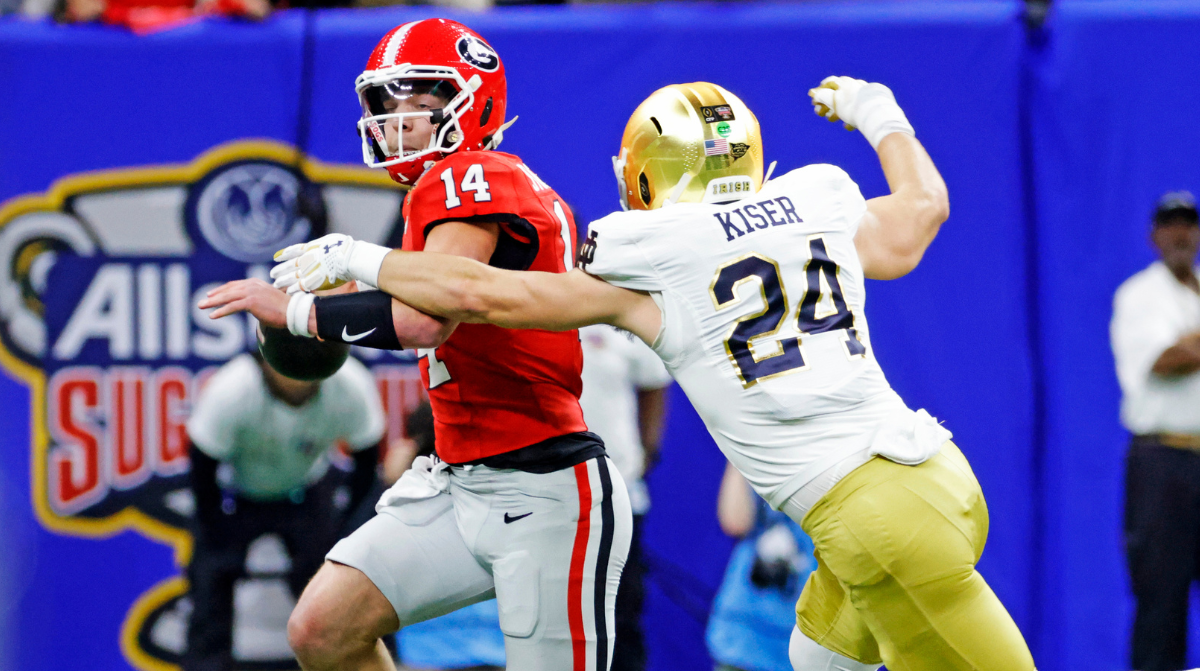 Notre Dame Defense Shines In Sugar Bowl Victory Over Georgia - Athlon Sports