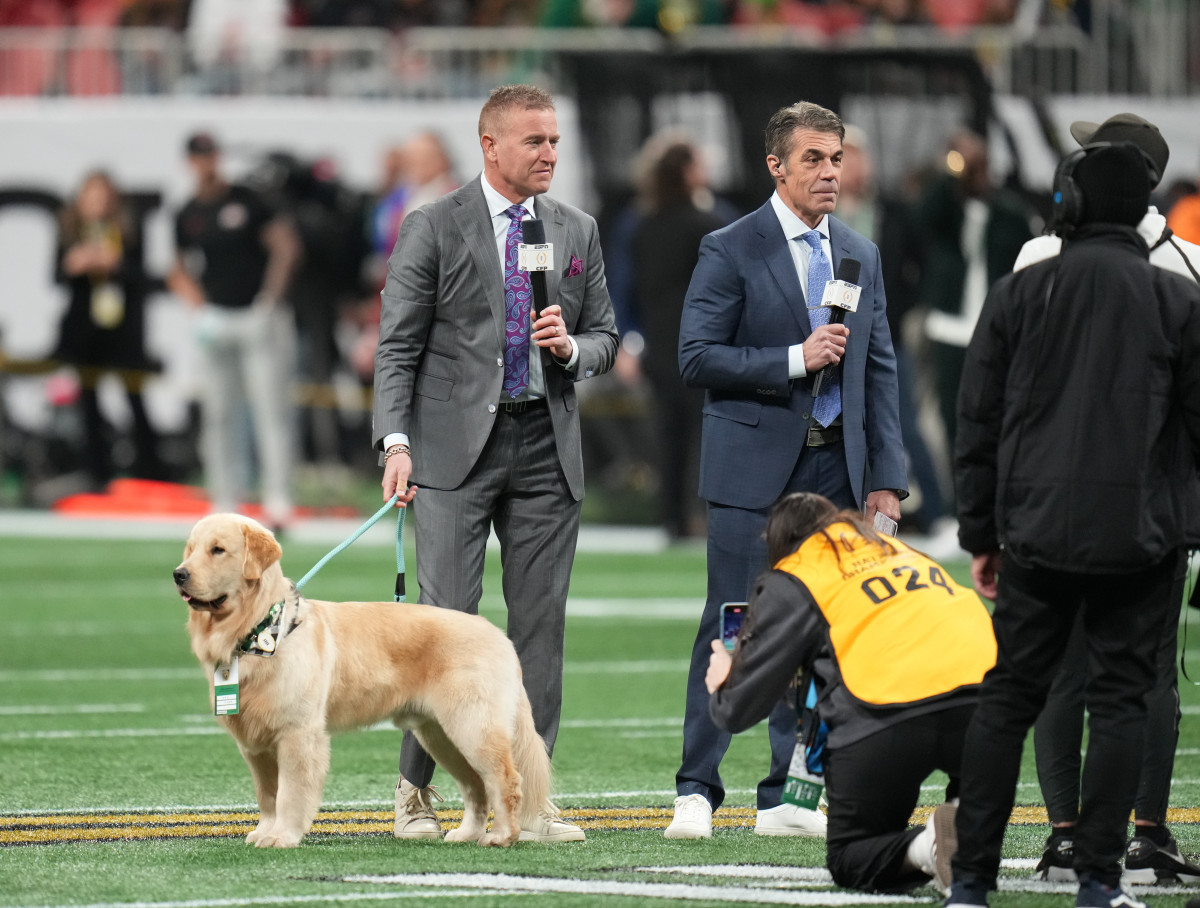 Kirk Herbstreit's Photo With Nick Saban, Peter Herbstreit Turns Heads ...