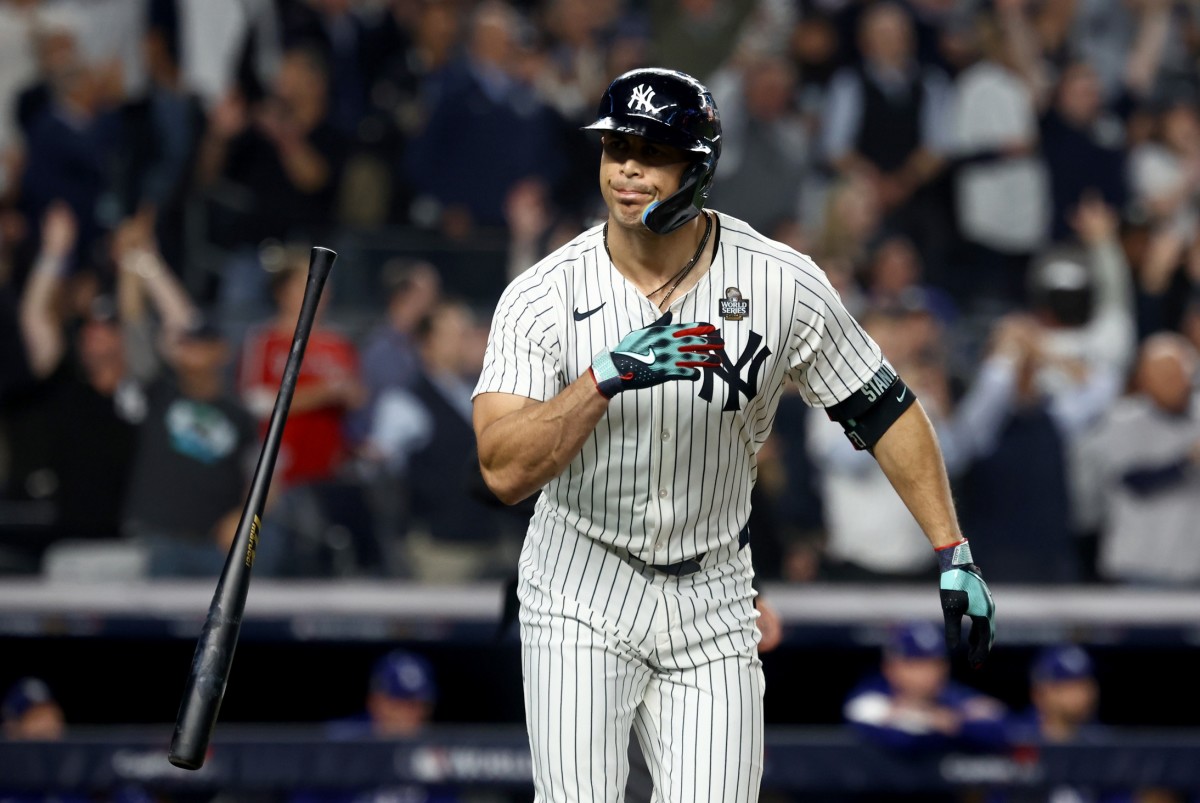 Yankees Announce Giancarlo Stanton Injury News Ahead of Royals Game - Athlon Sports