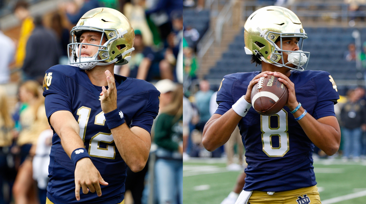 IB Nation Sports Talk: Where Notre Dame's Kenny Minchey/CJ Carr Quarterback Battle Goes From ...
