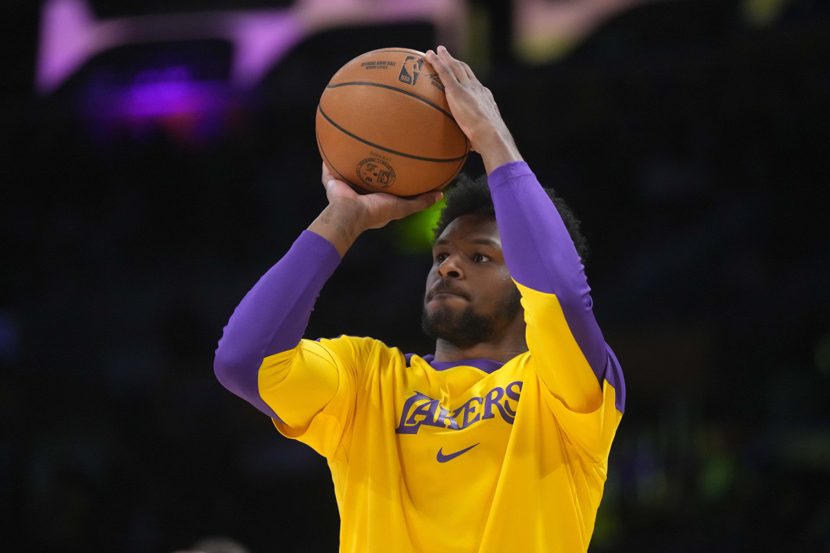 Lakers Make Bronny James Decision After Warriors Game - Athlon Sports