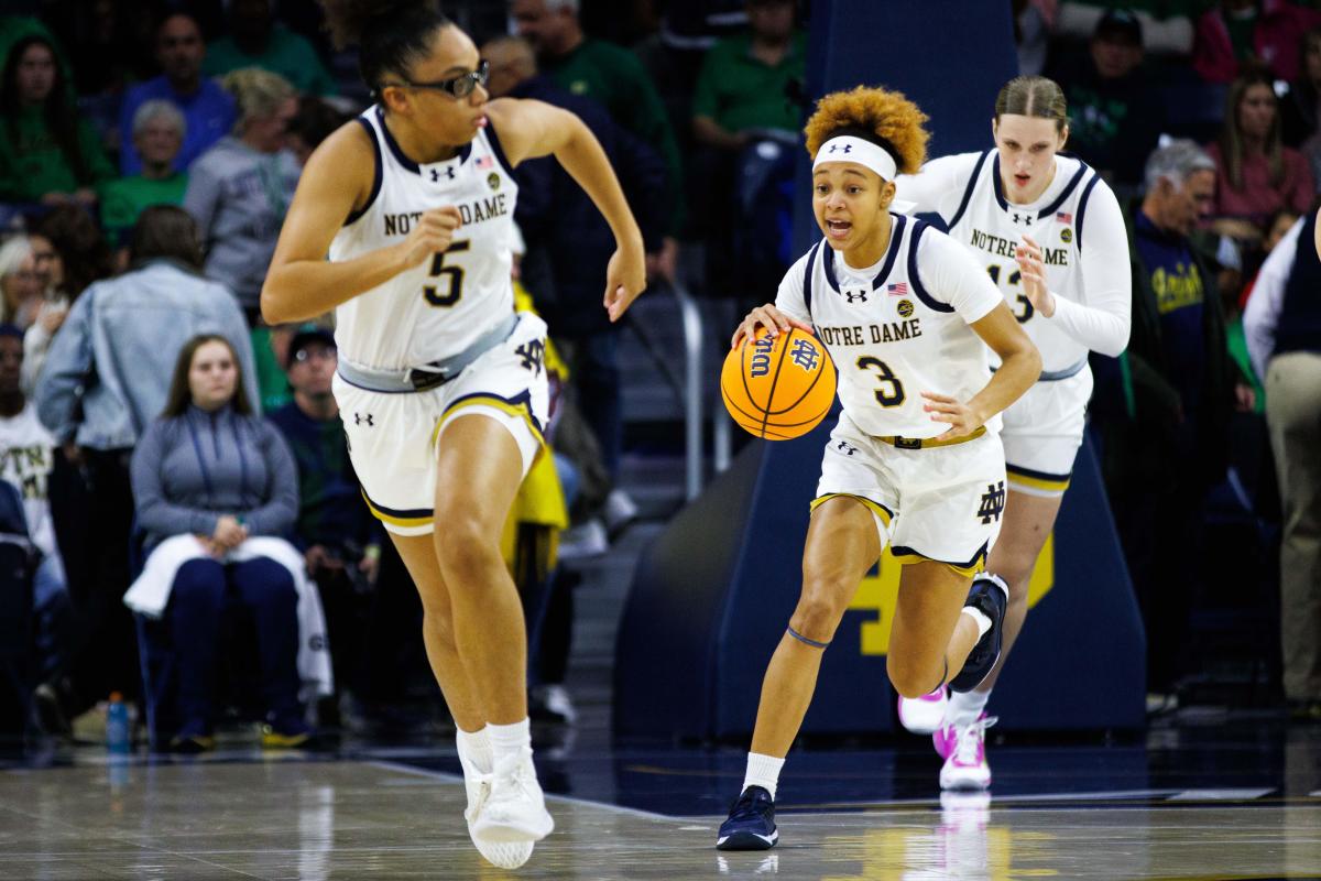 Notre Dame Women's Basketball Receives No. 3 Seed, Will Host First And Second Round NCAA ...
