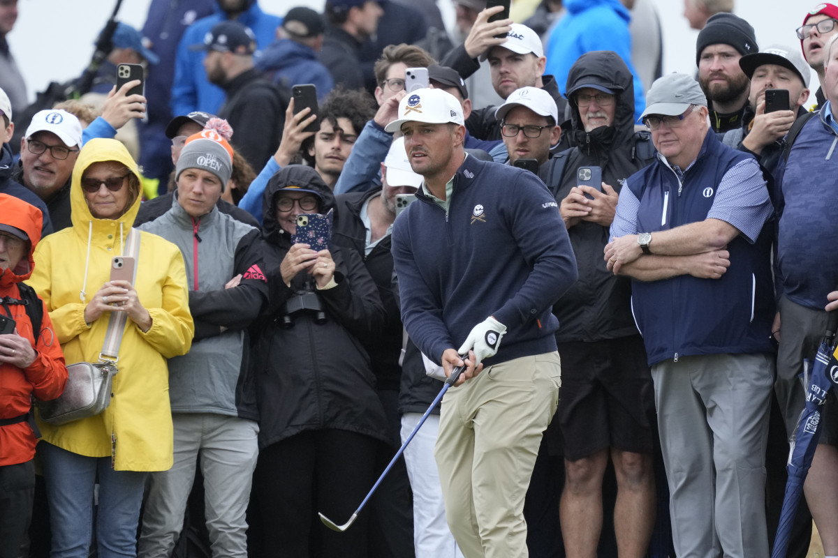 Bryson DeChambeau, Rory McIlroy, struggled in the British Open at Royal ...