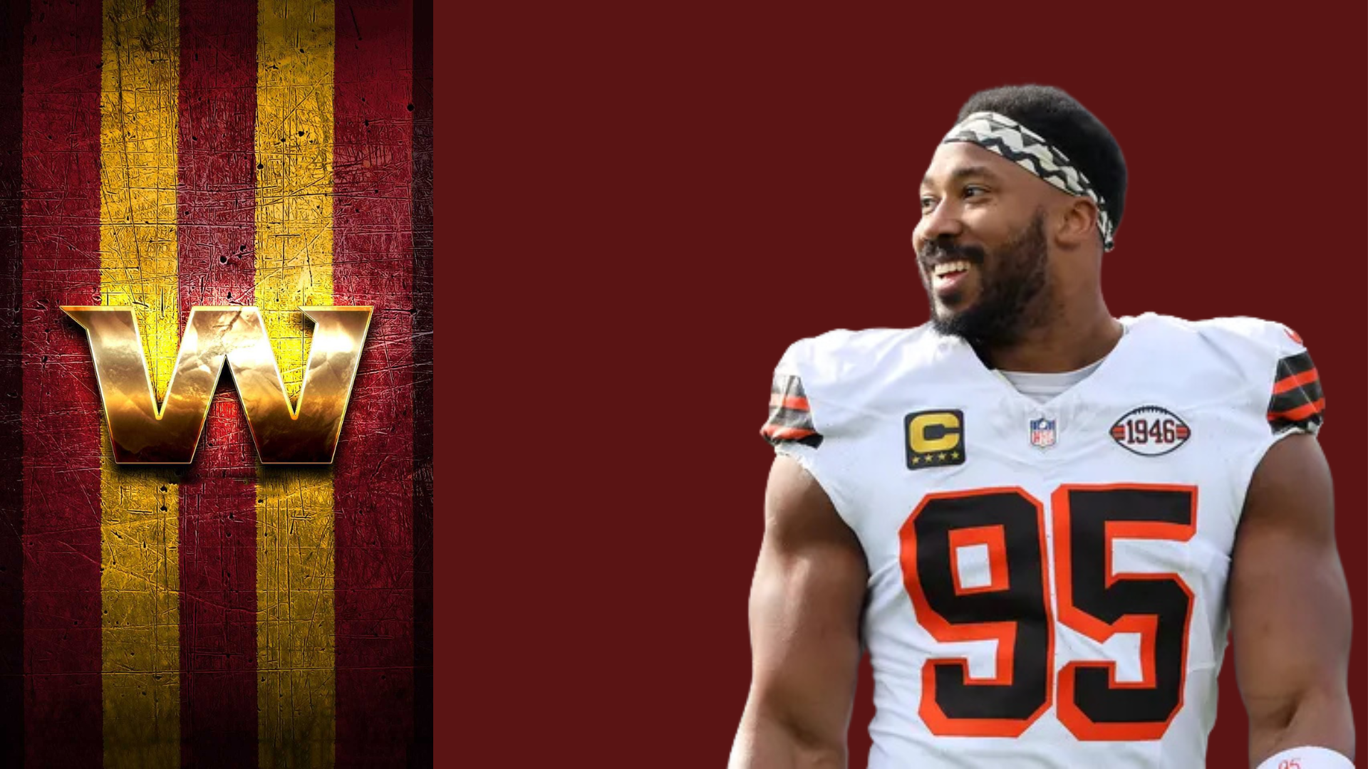 Myles Garrett Makes Case For Trade To Washington Commanders in Video ...