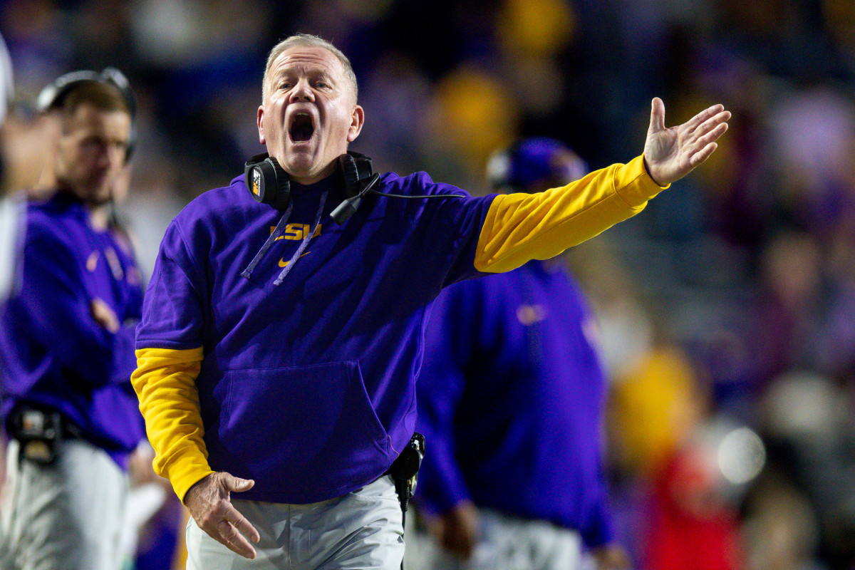 Brian Kelly Drops Bold Statement About LSU's Chances This Season - Athlon Sports