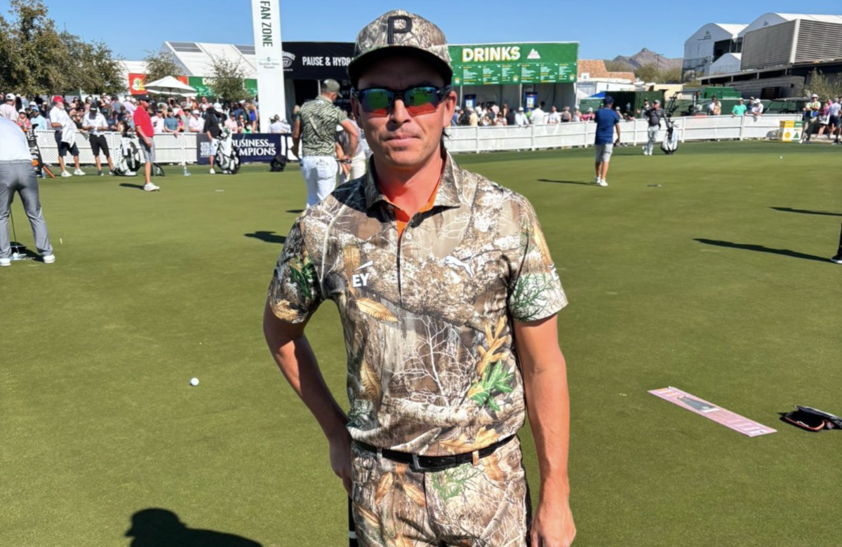 Rickie Fowler’s Bold Outfit at Waste Management Phoenix Open Leaves ...