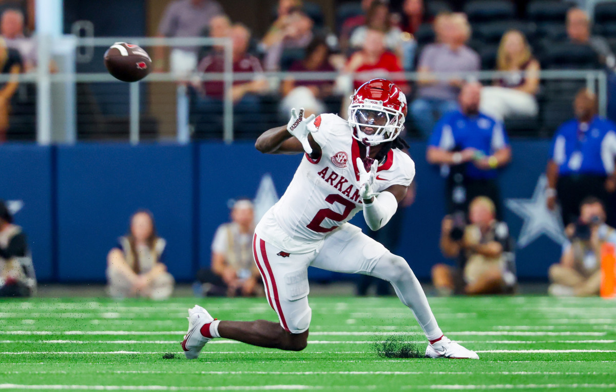 What NFL Team Could End Up with Arkansas Razorbacks WR Andrew Armstrong ...