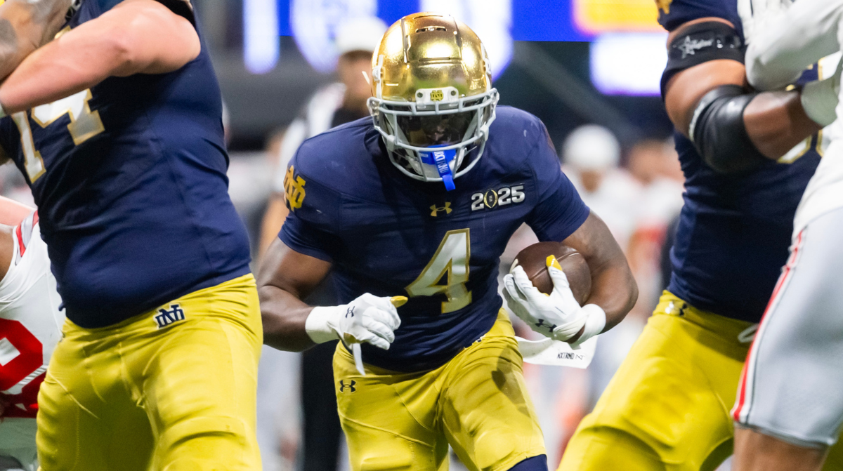 Notre Dame Star Jeremiyah Love Talks New Position Coach, 2024 Season, Improving His Game ...
