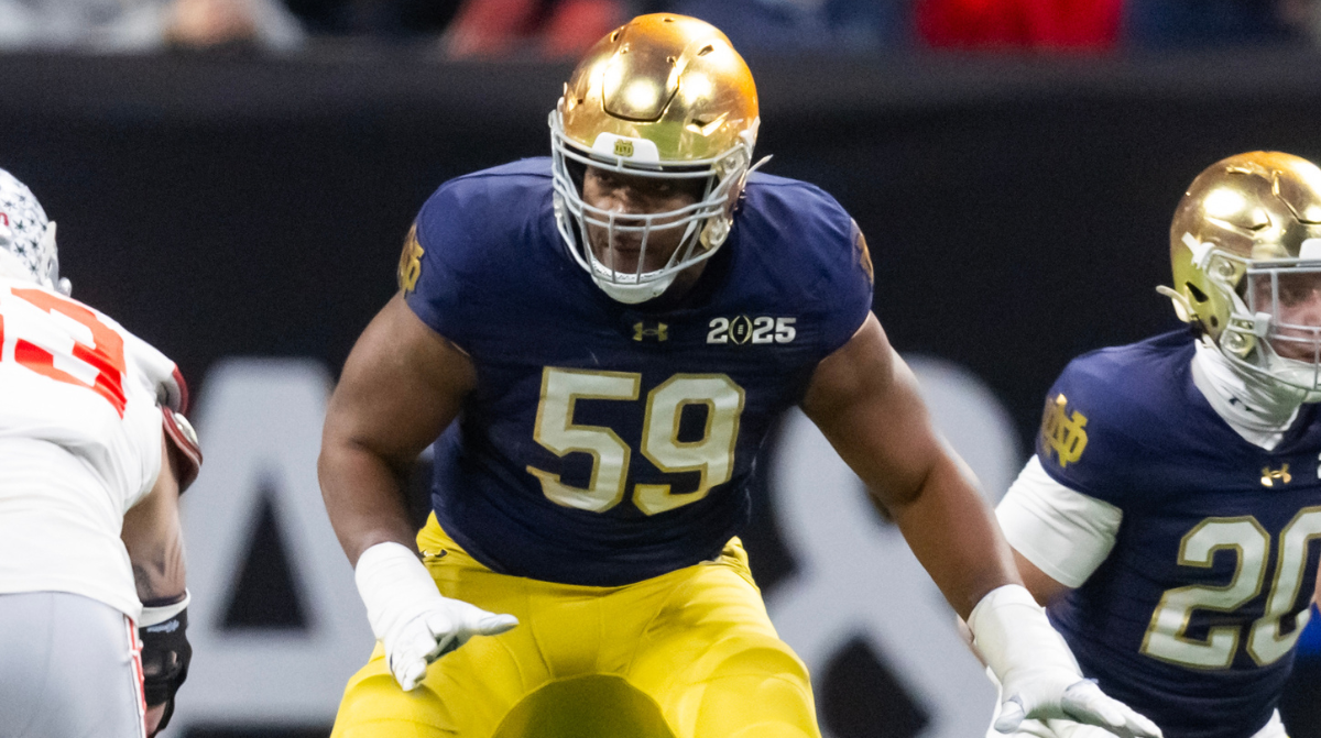 Notre Dame Lineman Aamil Wagner Ranked As A Top Returning Offensive ...