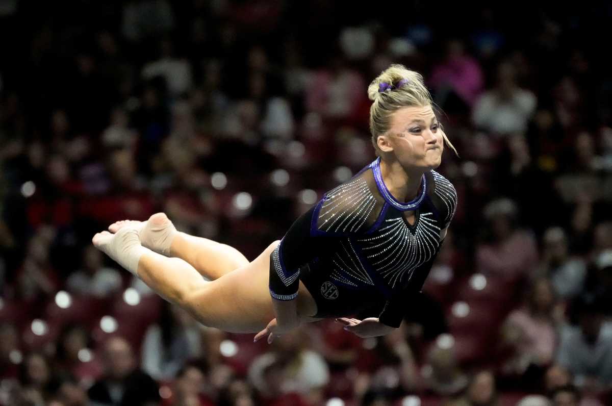 LSU Star Sierra Ballard on Taking Down #1 Oklahoma - Athlon Sports