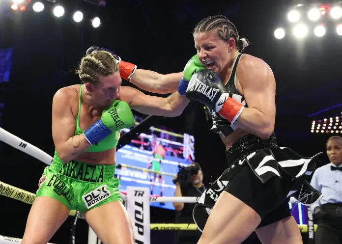 Mikaela Mayer Lifts the WBO Welterweight Title - Athlon Sports