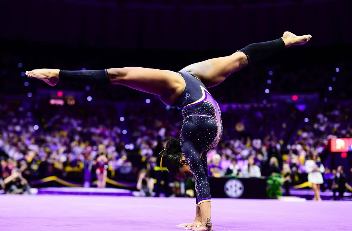 LSU Gymnastics is #3 Heading into Week 8 - Athlon Sports LSU Gymnastics is #3 Heading into Week 8 - Athlon Sports