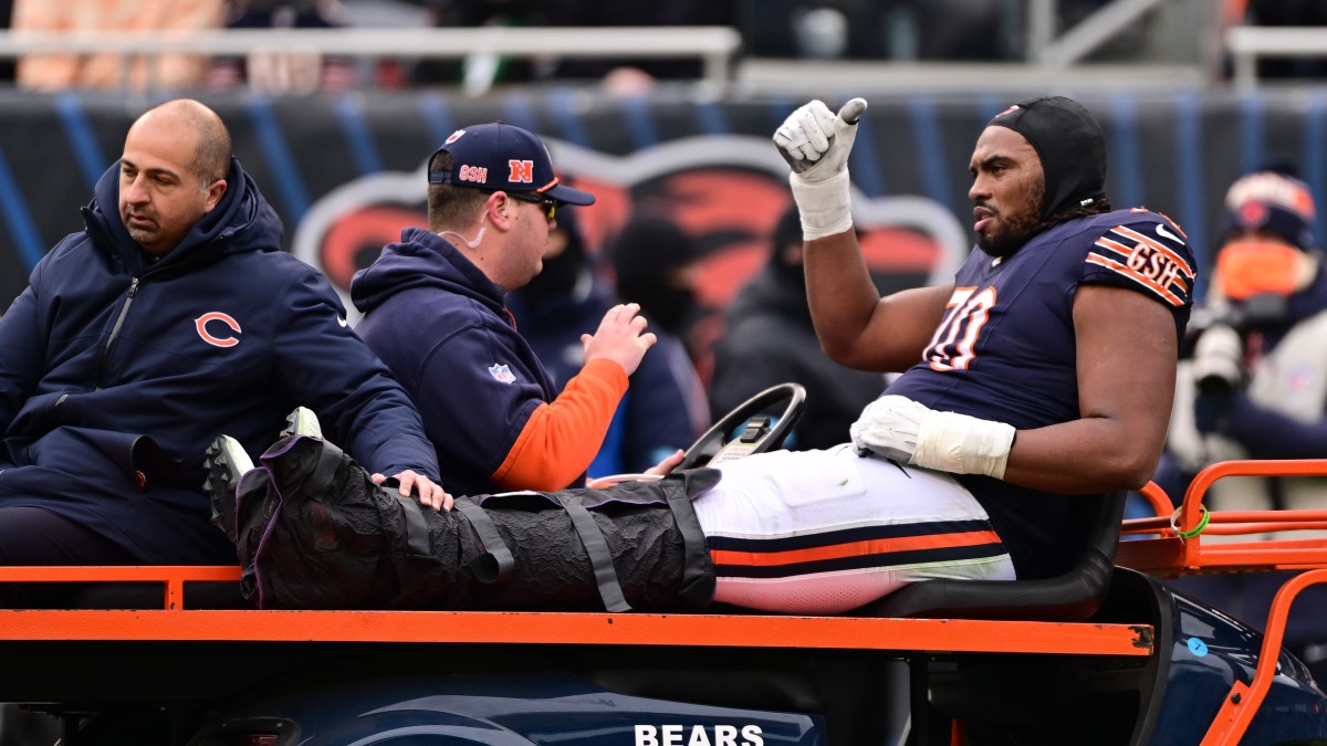 Bears GM Makes Honest Admission About Braxton Jones' Future - Athlon Sports