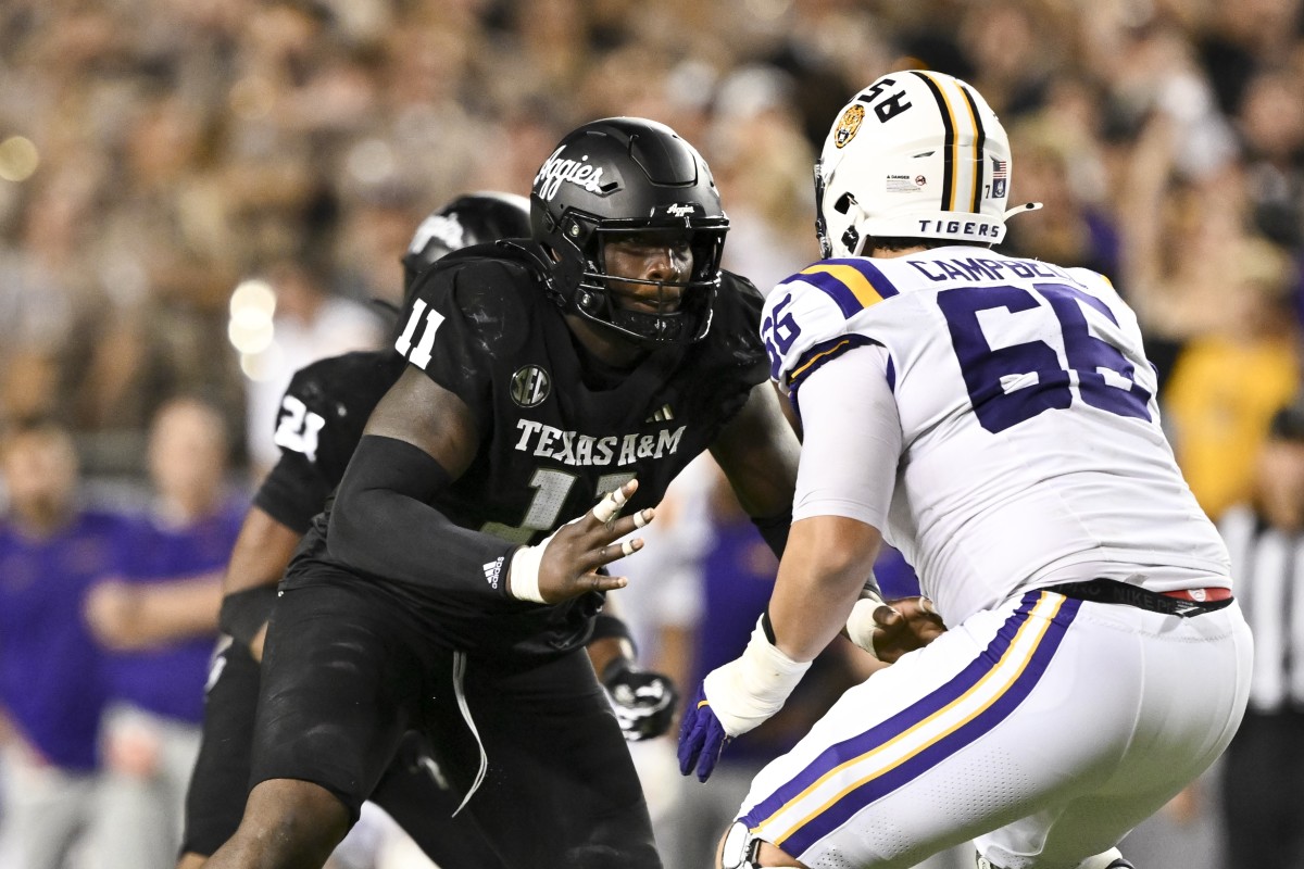 Texas A&M Pass Rusher Predicted to Pair Up With Aidan Hutchinson ...