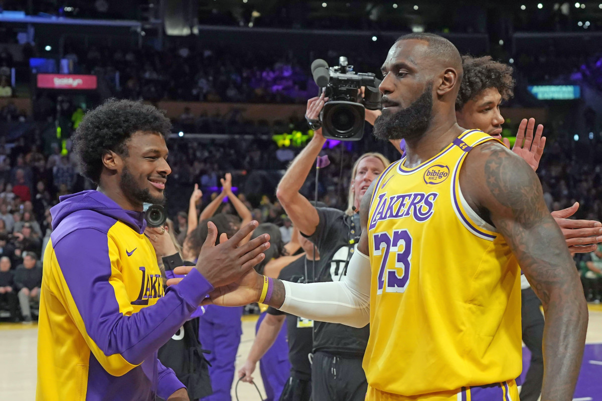 Bronny James Makes Big LeBron James Decision For Lakers-Timberwolves - Athlon Sports