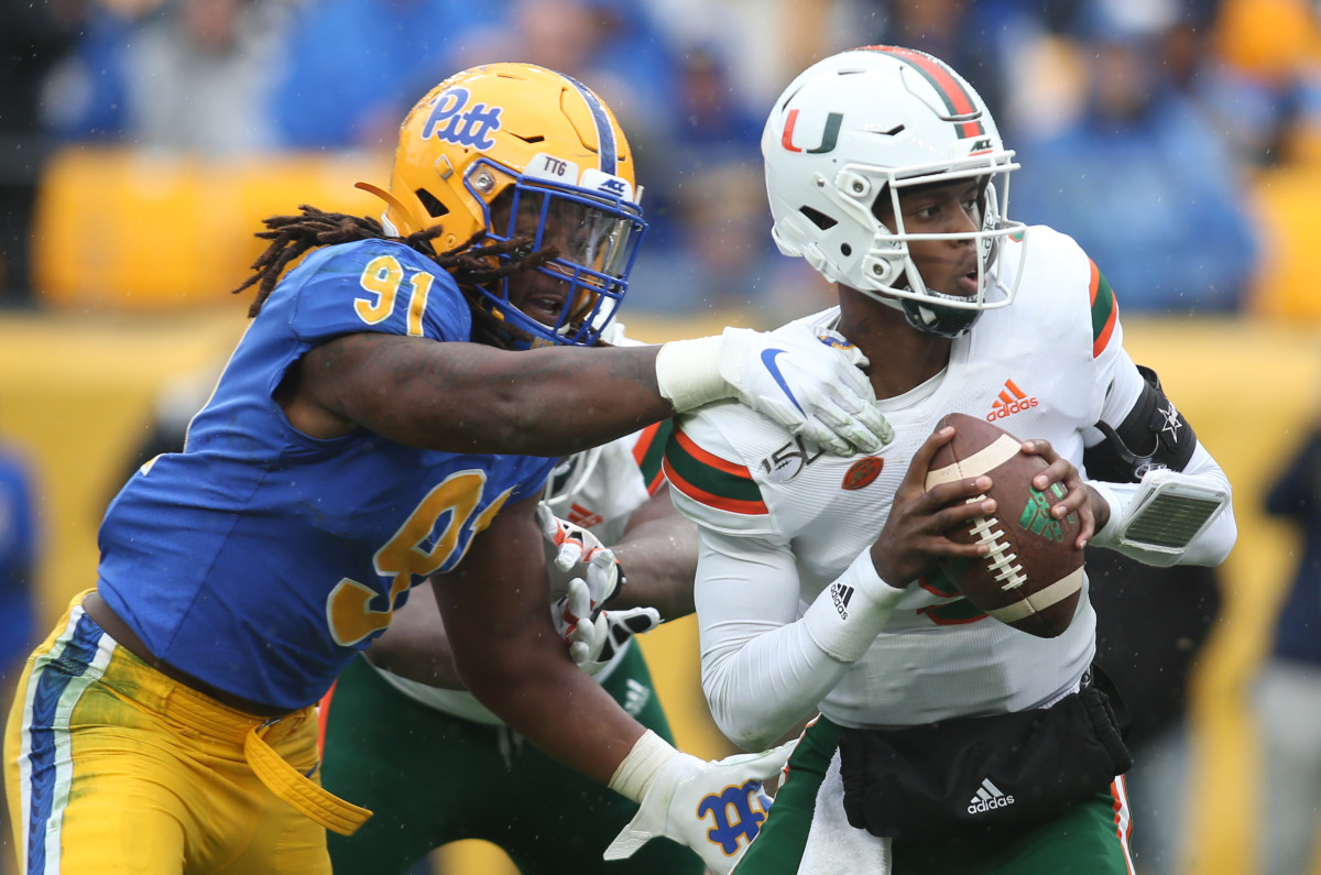 Former Pitt Defensive Star Patrick Jones II Inked By NFL's Panthers ...