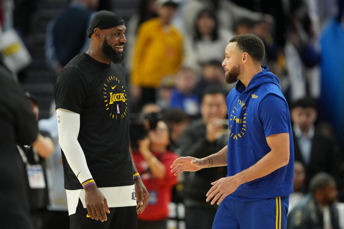 LeBron James Sends One-Word Steph Curry Message After Historic Warriors Game - Athlon Sports