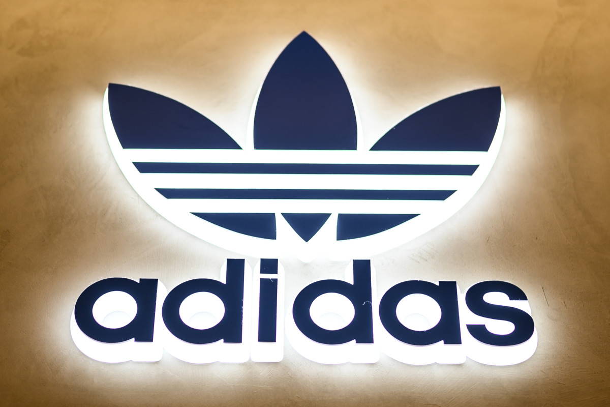 Adidas Logo Blue