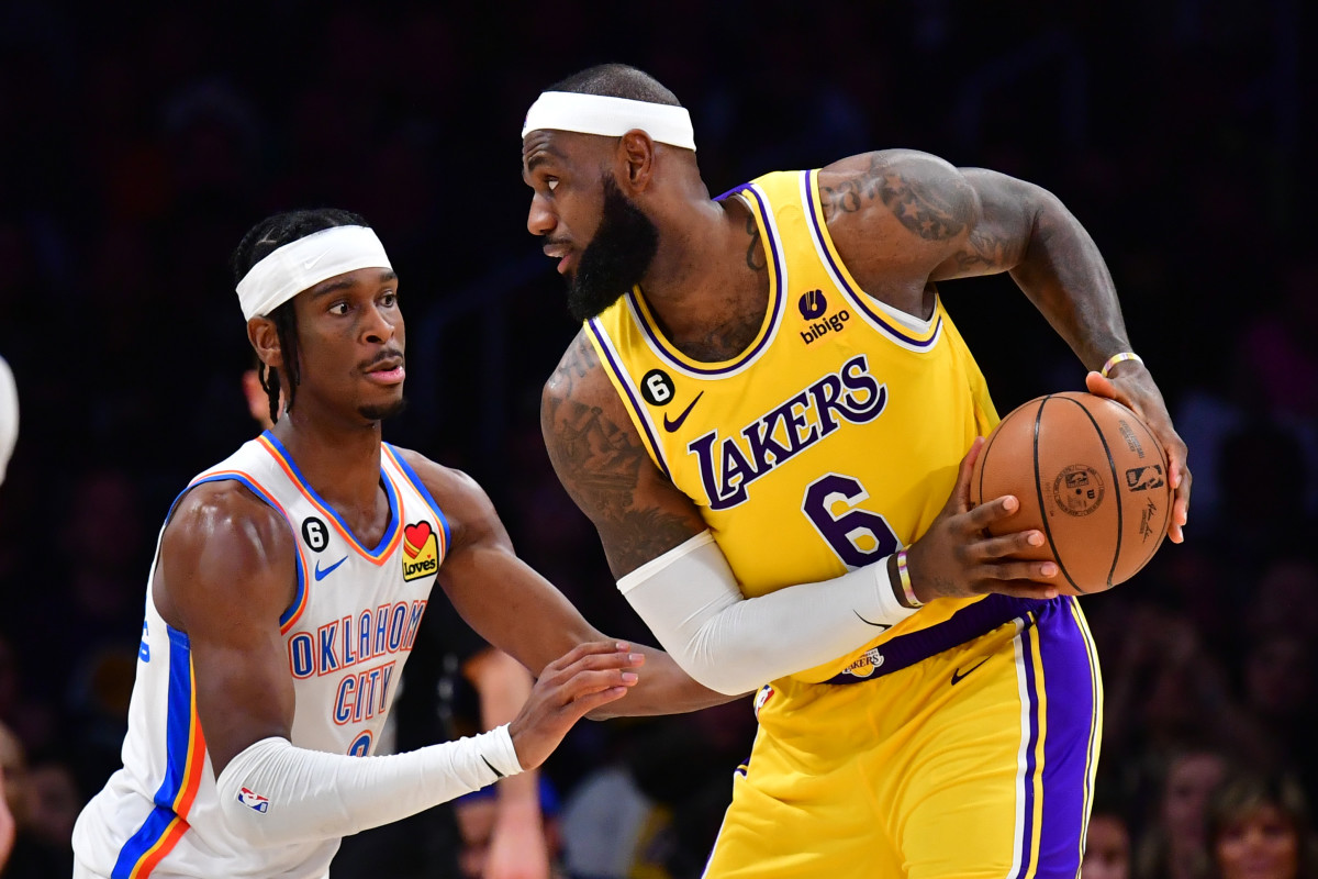 Lakers Make LeBron James Announcement Before Thunder Game - Athlon Sports