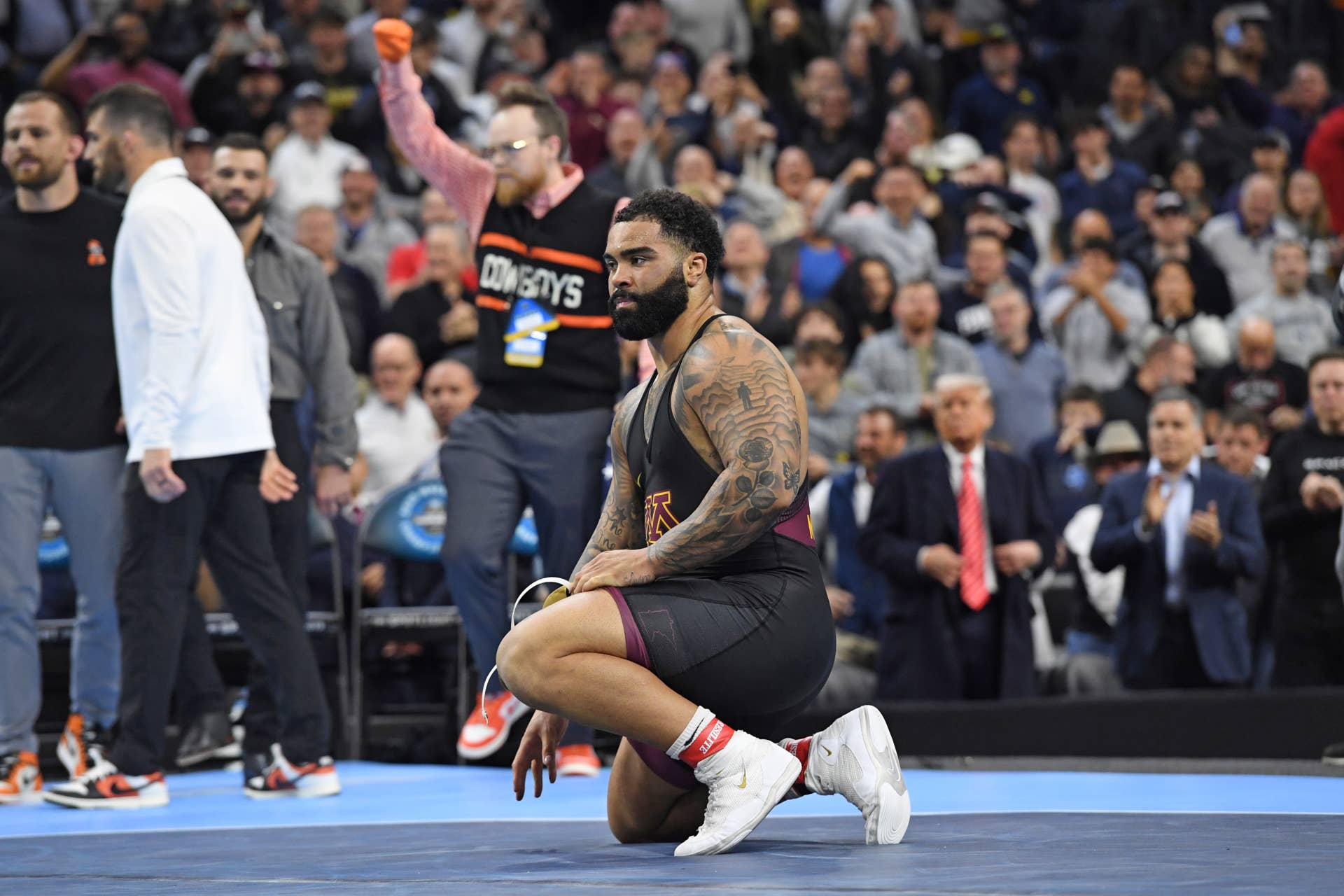 Gable Steveson Posts Strong Message After Stunning NCAA Wrestling Final ...