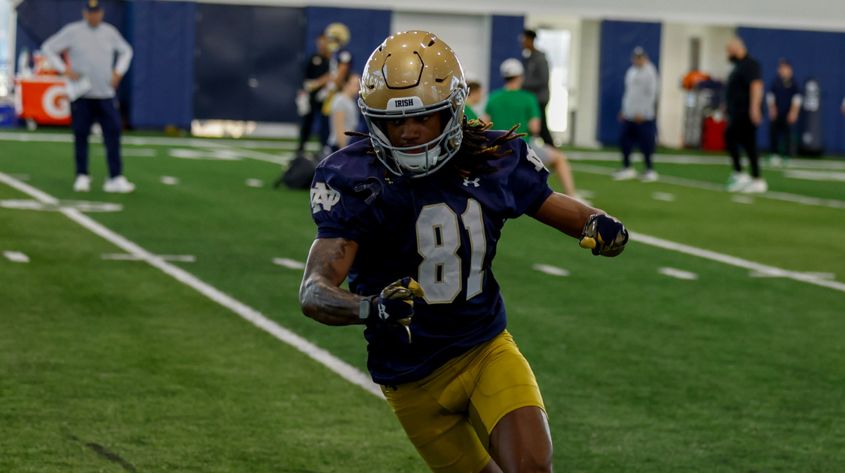 Notre Dame Rookie Scrap Richardson Is Working To Find His Footing As A ...