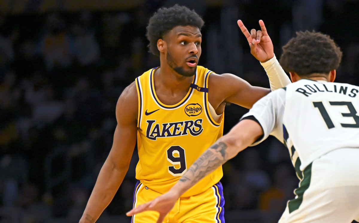 Bronny James Turns Heads Before NBA Playoffs - Athlon Sports