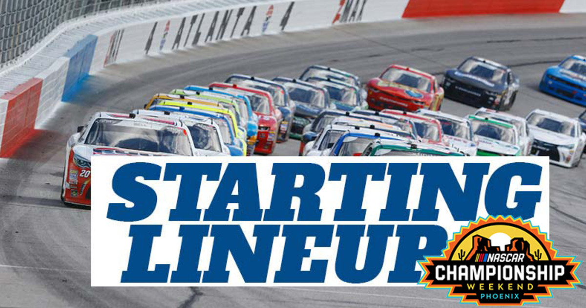 nascar lineups