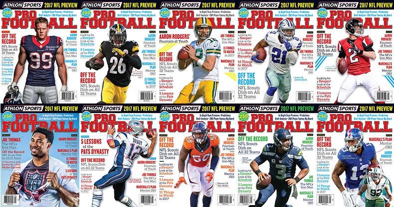 Athlon Sports’ 2017 NFL Preview Magazine Covers - Athlon Sports