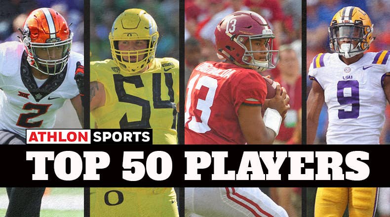 College Football's Early Top 50 Players for 2019 - Athlon Sports