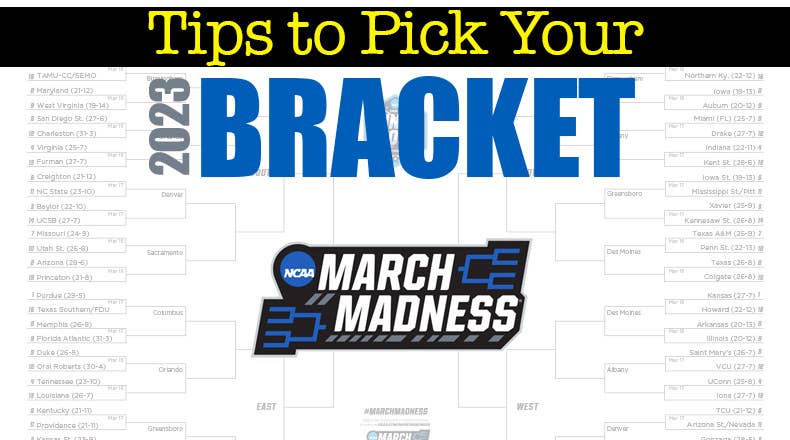 Essential Tips for Picking Your 2023 NCAA Tournament Bracket - Athlon ...