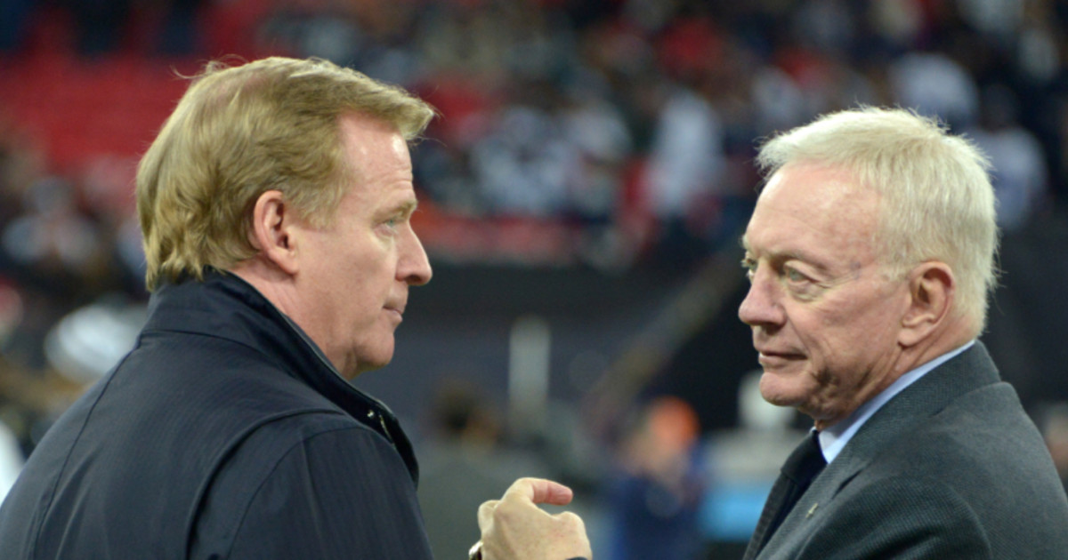 Roger Goodell Has Blunt Response To Jerry Jones' Comment On Mary Jo ...