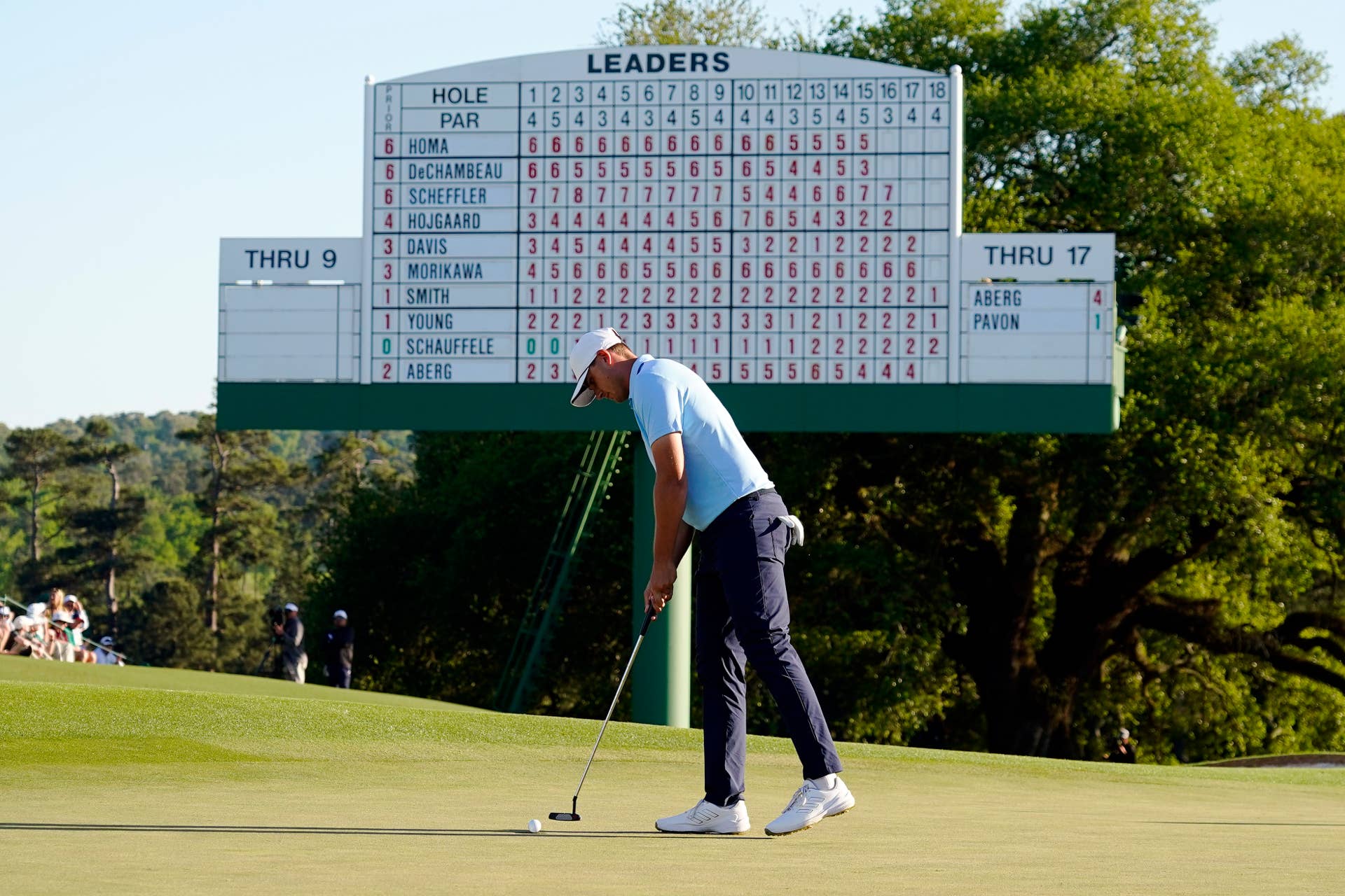 Ludvig Aberg Bursts Onto Major Scene With Solo Second in First Masters ...