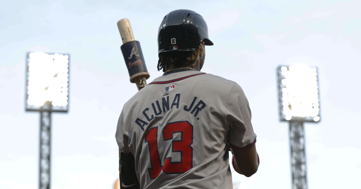 MLB Posts 7-Word Message Before Ronald Acuna Jr.'s Return - Athlon Sports