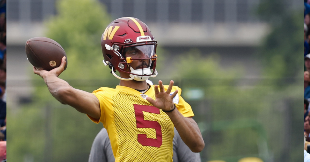 New York Giants Rival, Washington Commanders Quarterback Jayden Daniels ...