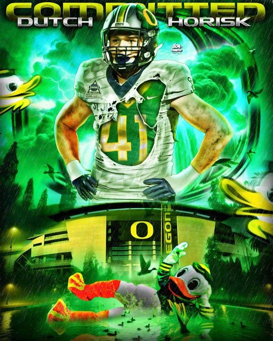 Oregon Football Recruiting: 2026 Edge Rusher Commit Dutch Horisk Gives ...