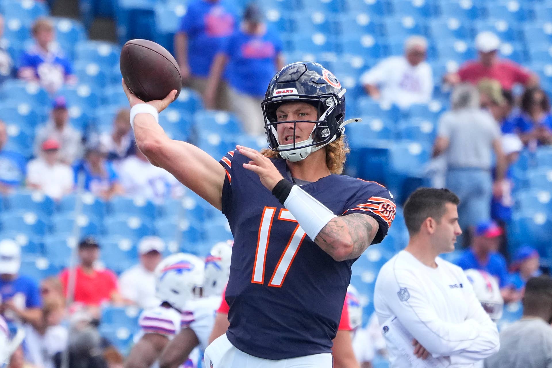Chicago fan opts for QB Tyson Bagent over Caleb Williams to lead ...