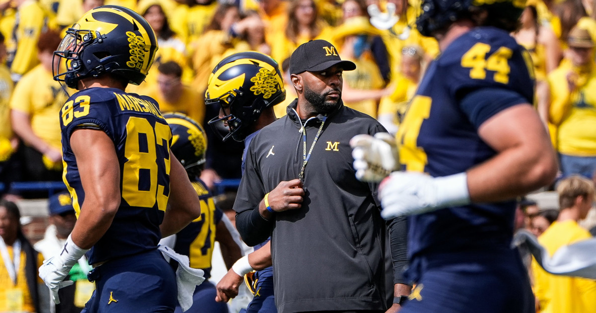 College Football Fans Roasting Sherrone Moore Over Controversial ...